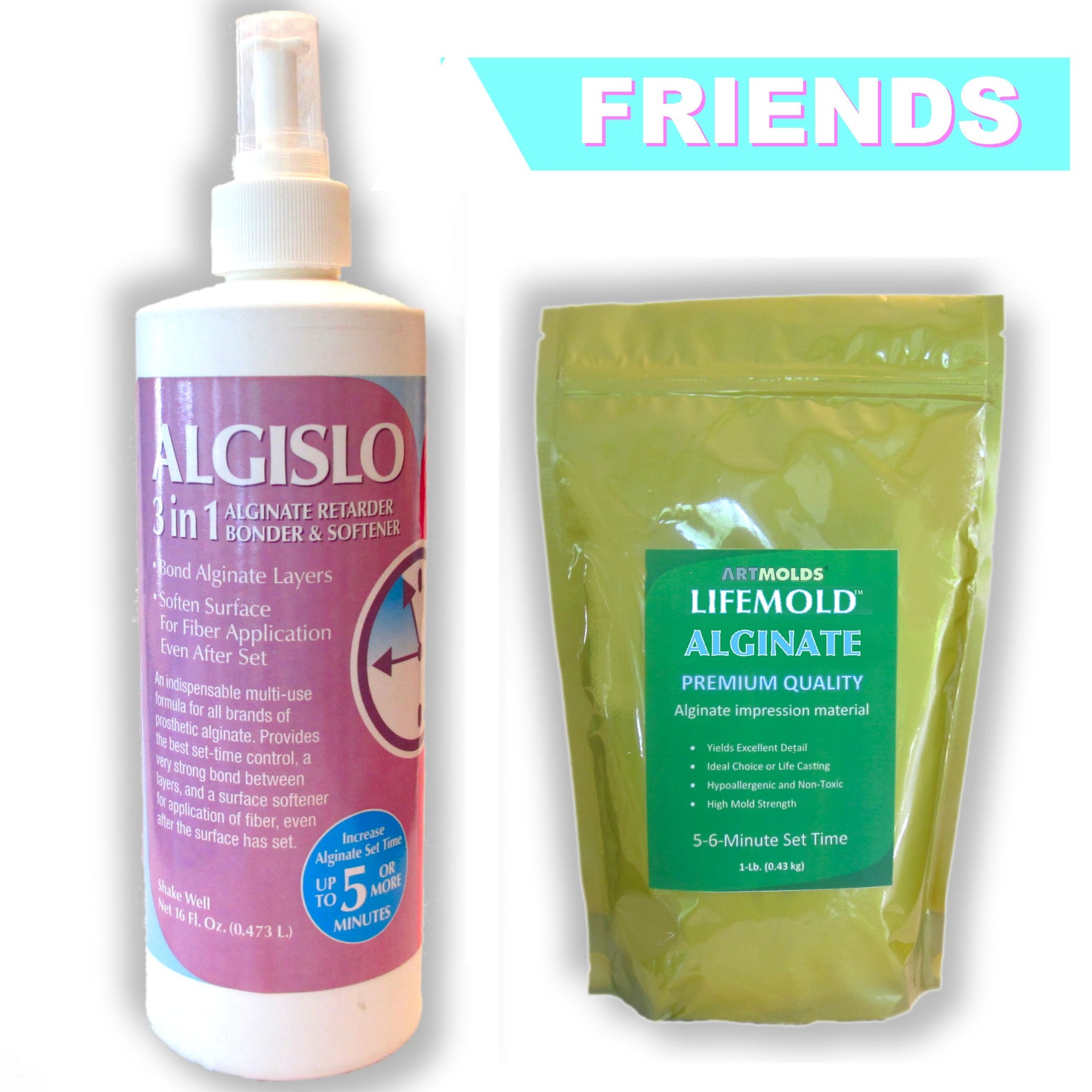 Algislo - Alginate Miracle - Retarder / Binder / Cleaner 8oz – EnvironMolds