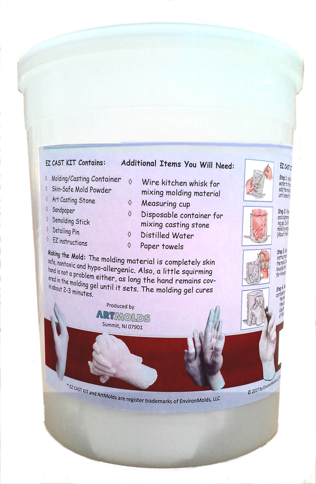 Lifecasting Kits - Hands, Faces & Full Body Casting | ArtMolds ...